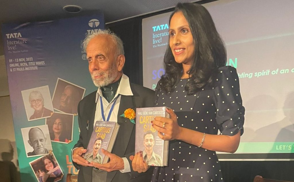 Launch of Cartoos Saab by Maj. Gen Ian Cardozo at Tata Lit Live - Roli ...